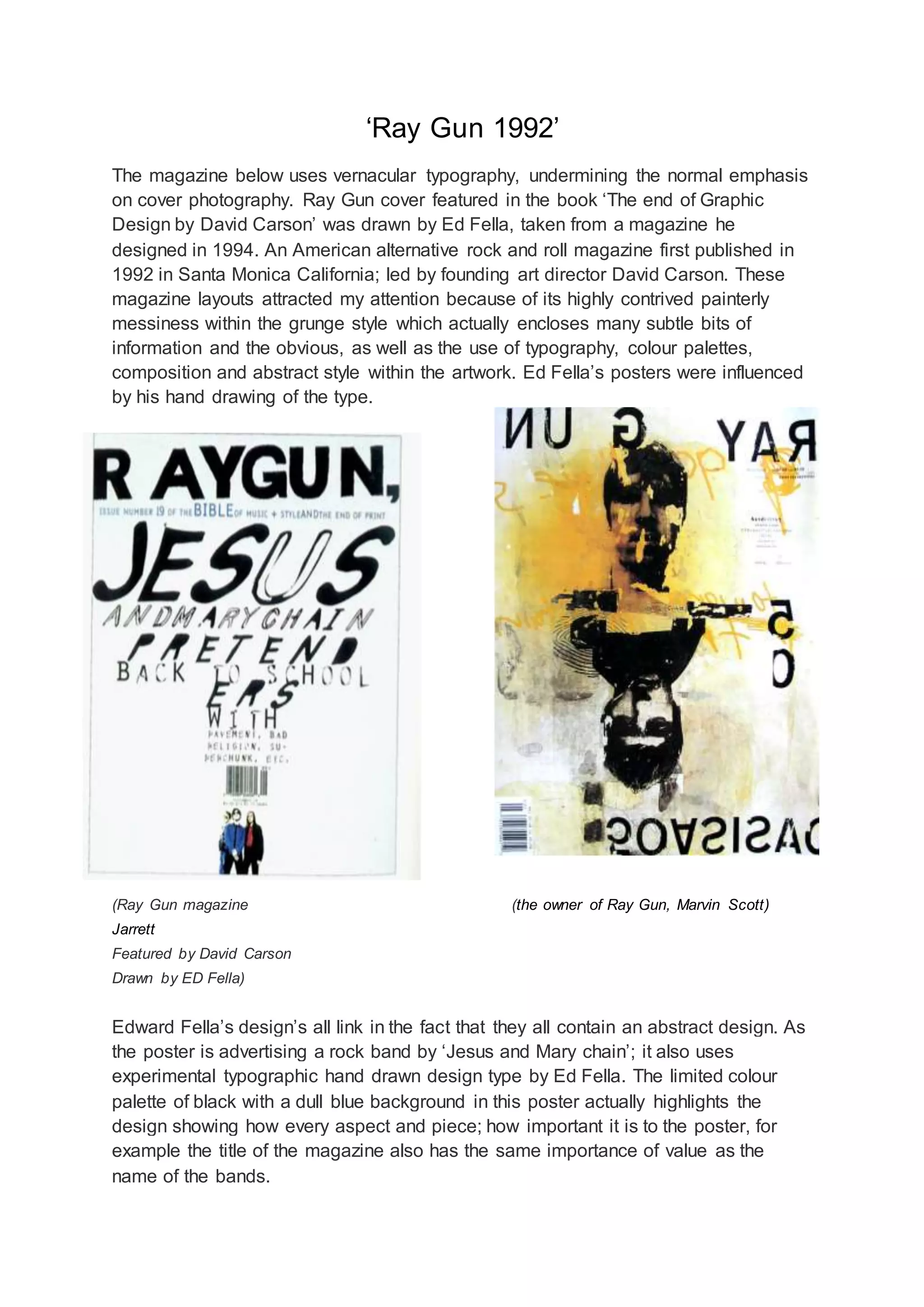 Ray gun blogging | DOCX