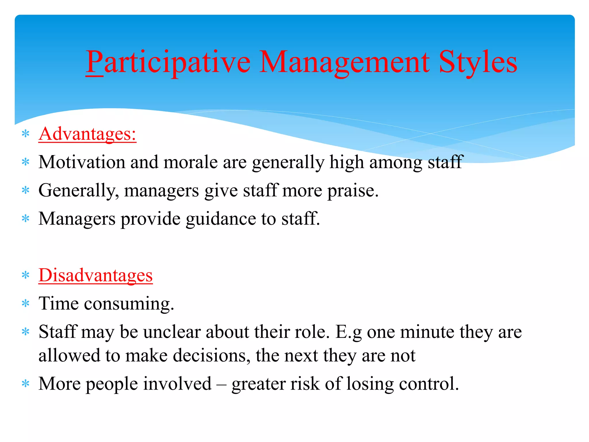 Management styles | PPT