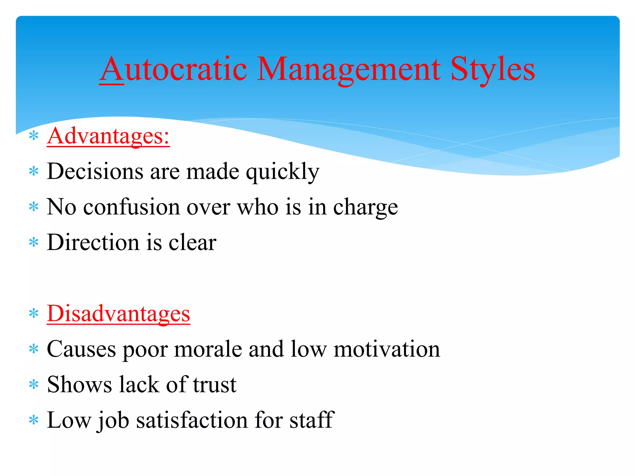 Management styles | PPT