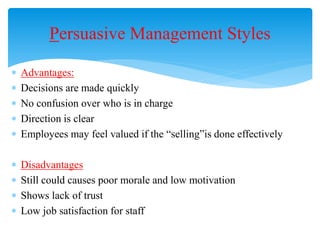 Management styles | PPT