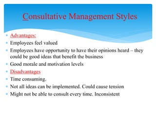Management styles | PPT