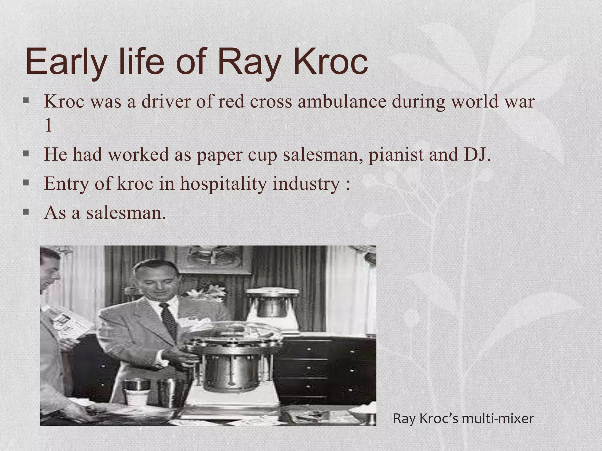 Ray kroc | PPTX