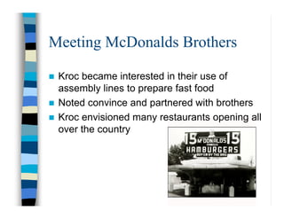 Ray Kroc Presentation Ppt2 | PDF