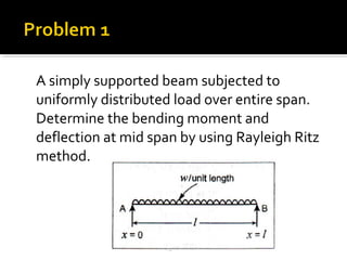 Rayleigh Ritz Method | PPT