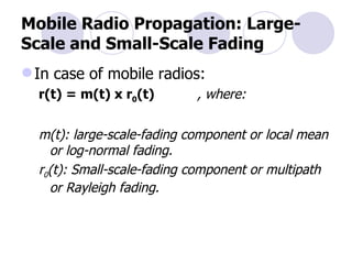 Rayleigh Fading Channel In Mobile Digital Communication System | PPT