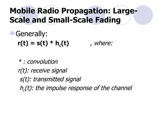 Rayleigh Fading Channel In Mobile Digital Communication System | PPT