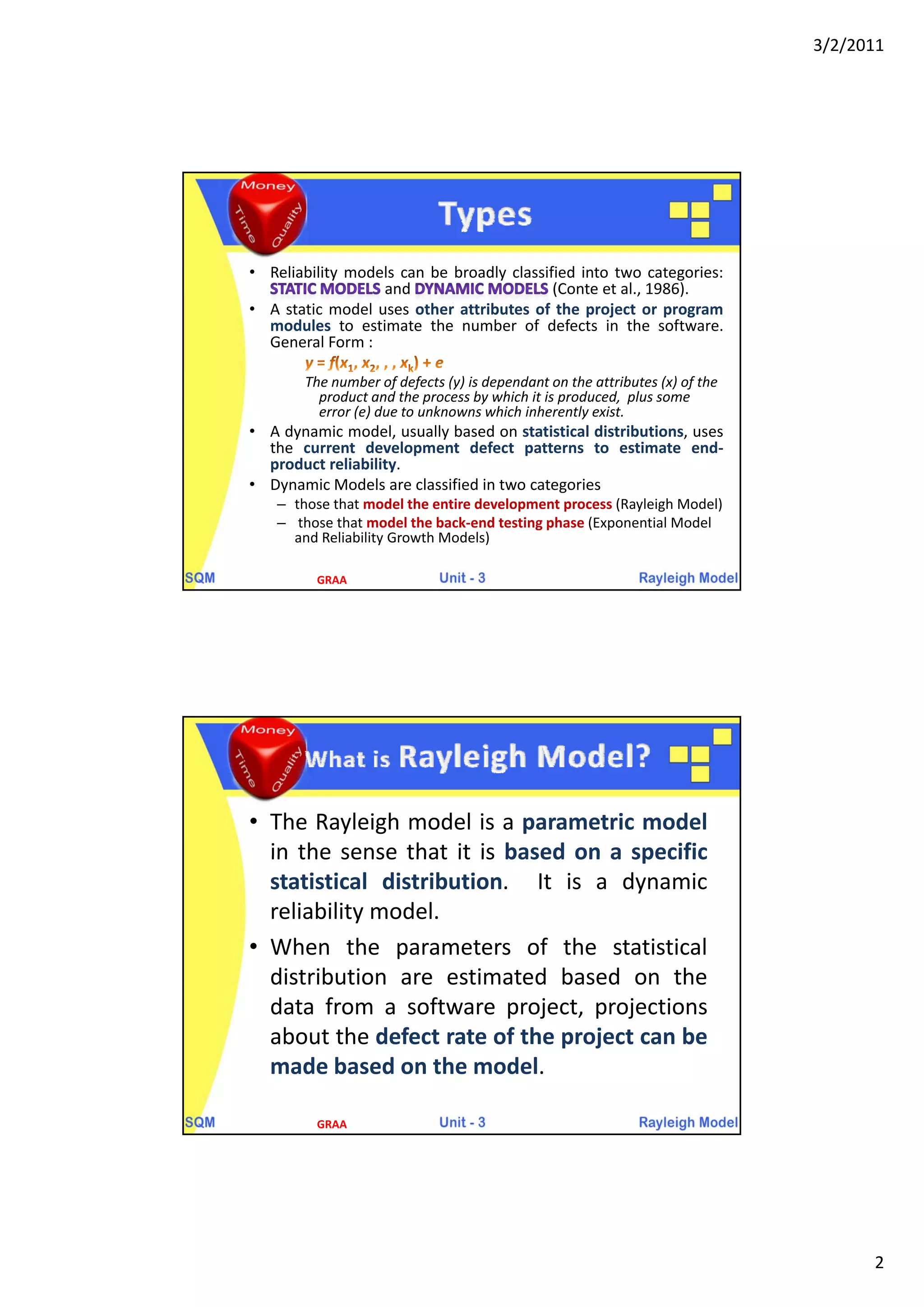 Rayleigh model | PDF