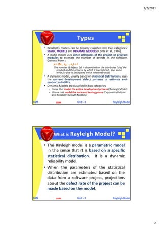 Rayleigh model | PDF