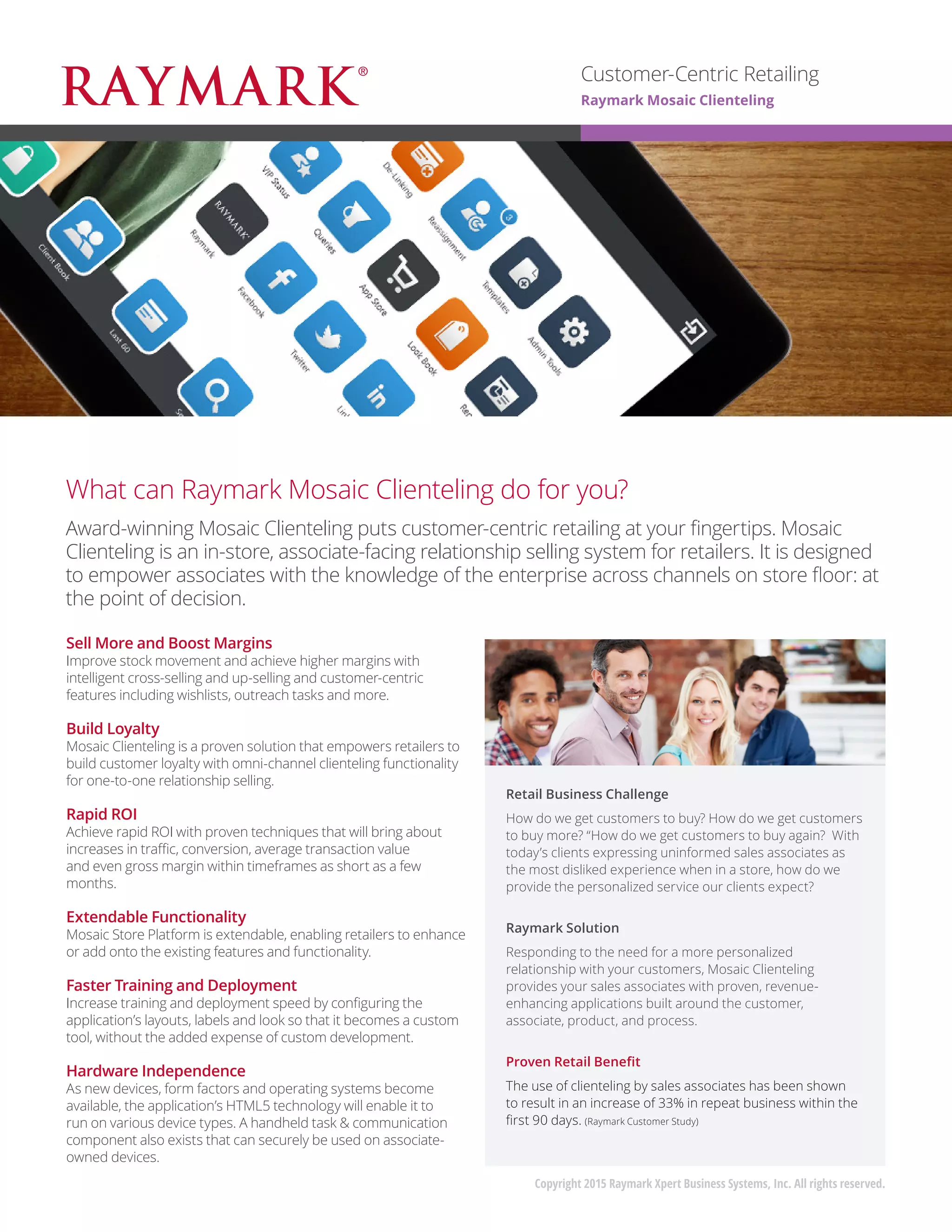 Raymark Mosaic Clienteling | PDF