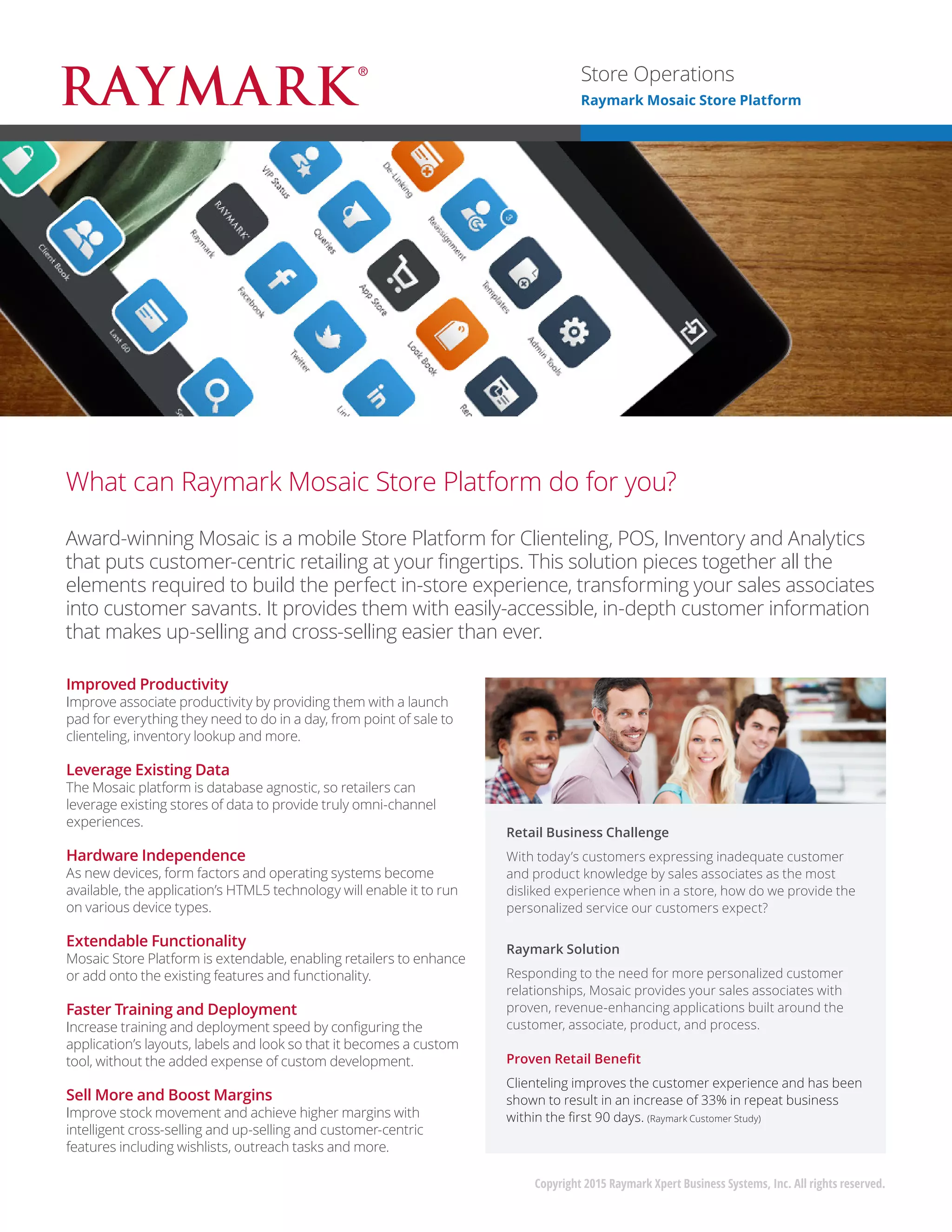 Raymark Mosaic Store Platform | PDF | Business | Business and Finance