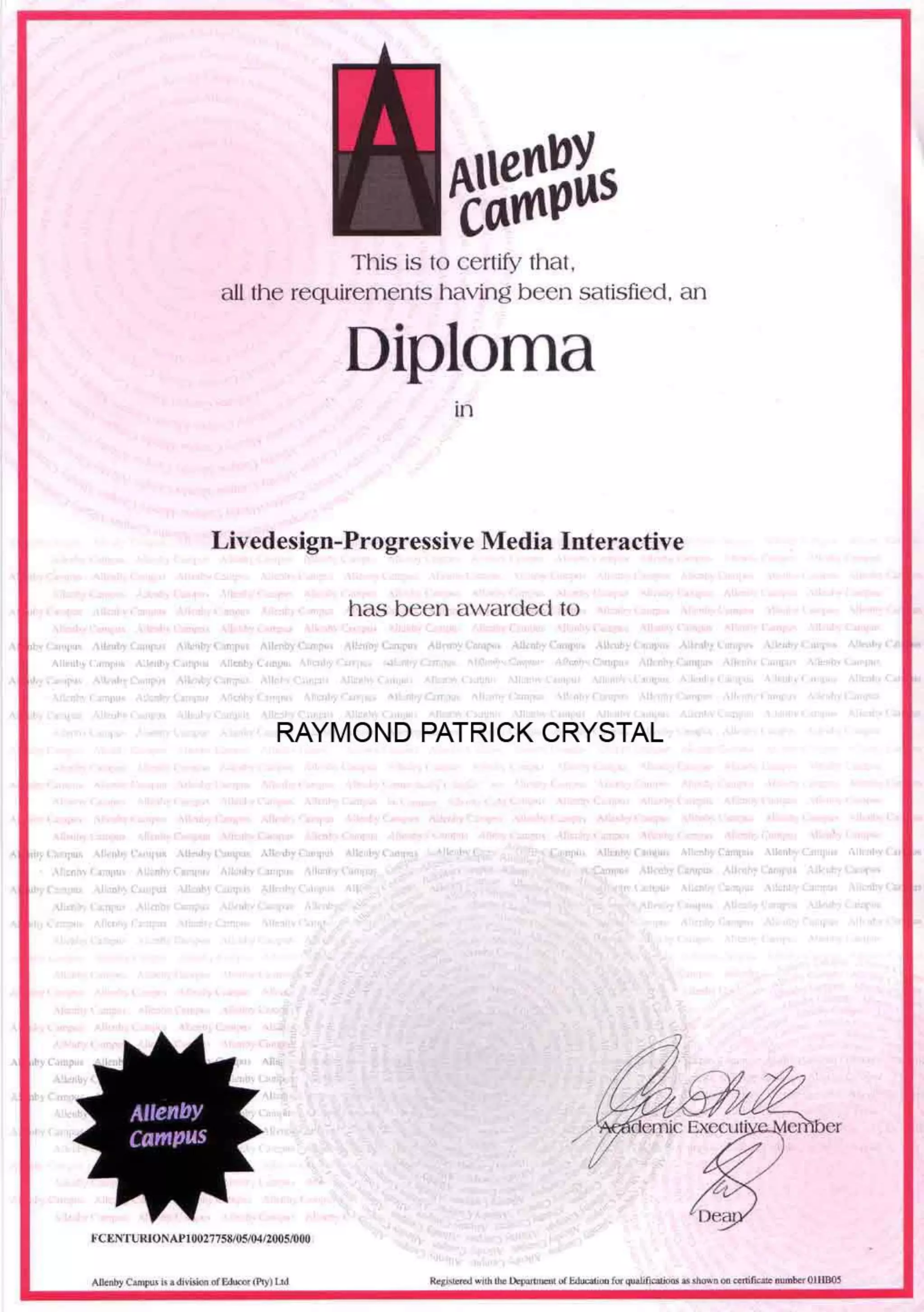 Ray Media Certificate | PDF