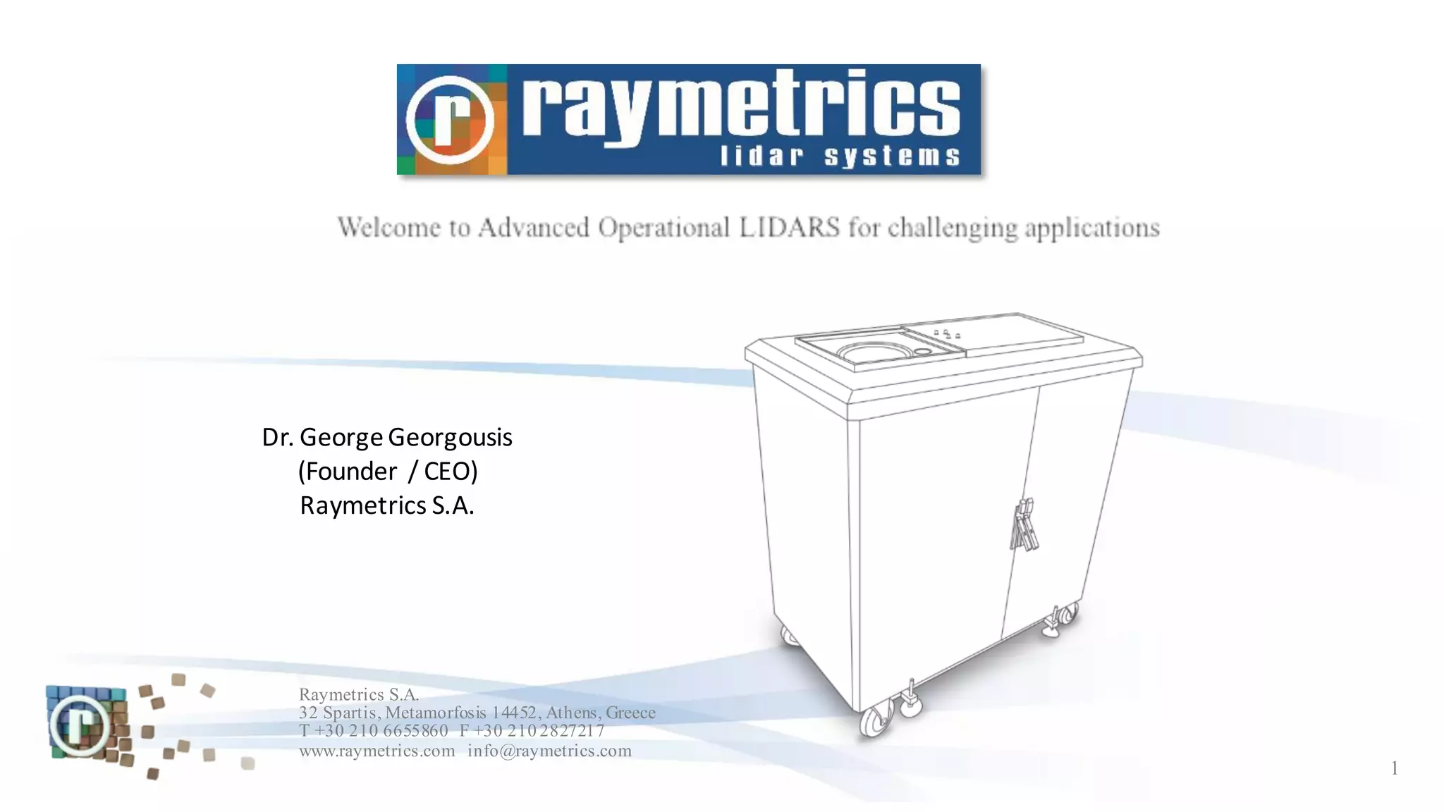 Raymetrics at Open Coffee Athens #92 | PPT