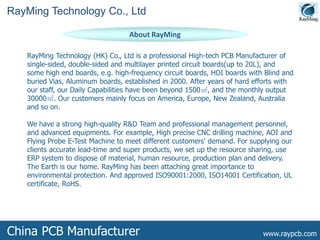 Ray ming profile | PPT