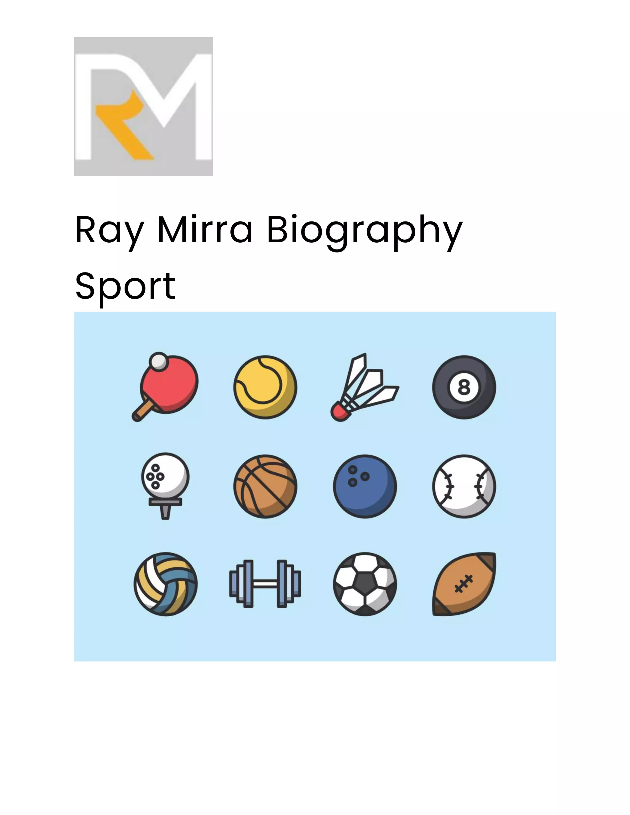 Ray Mirra Biography Sport | PDF | Free Download