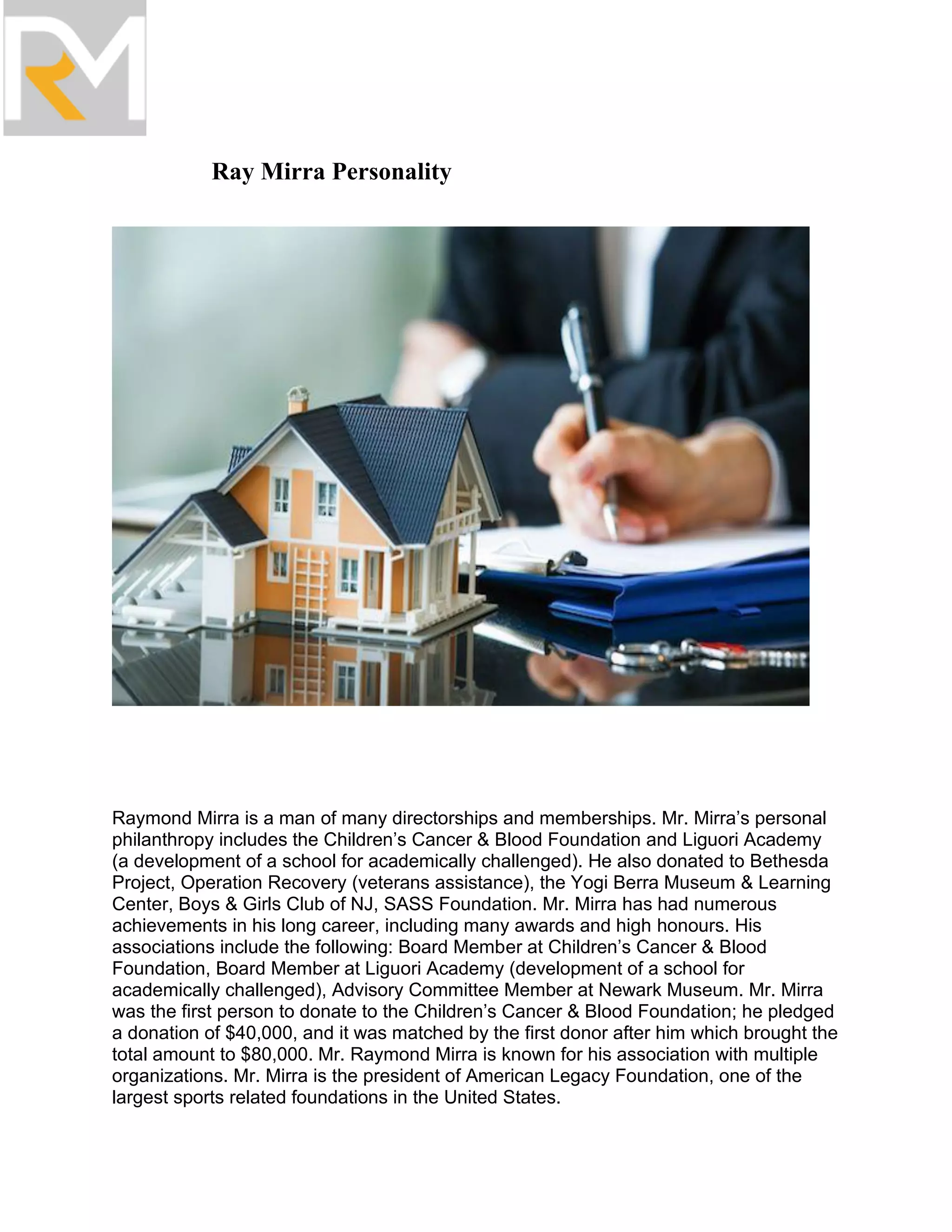 Ray mirra personality | PDF