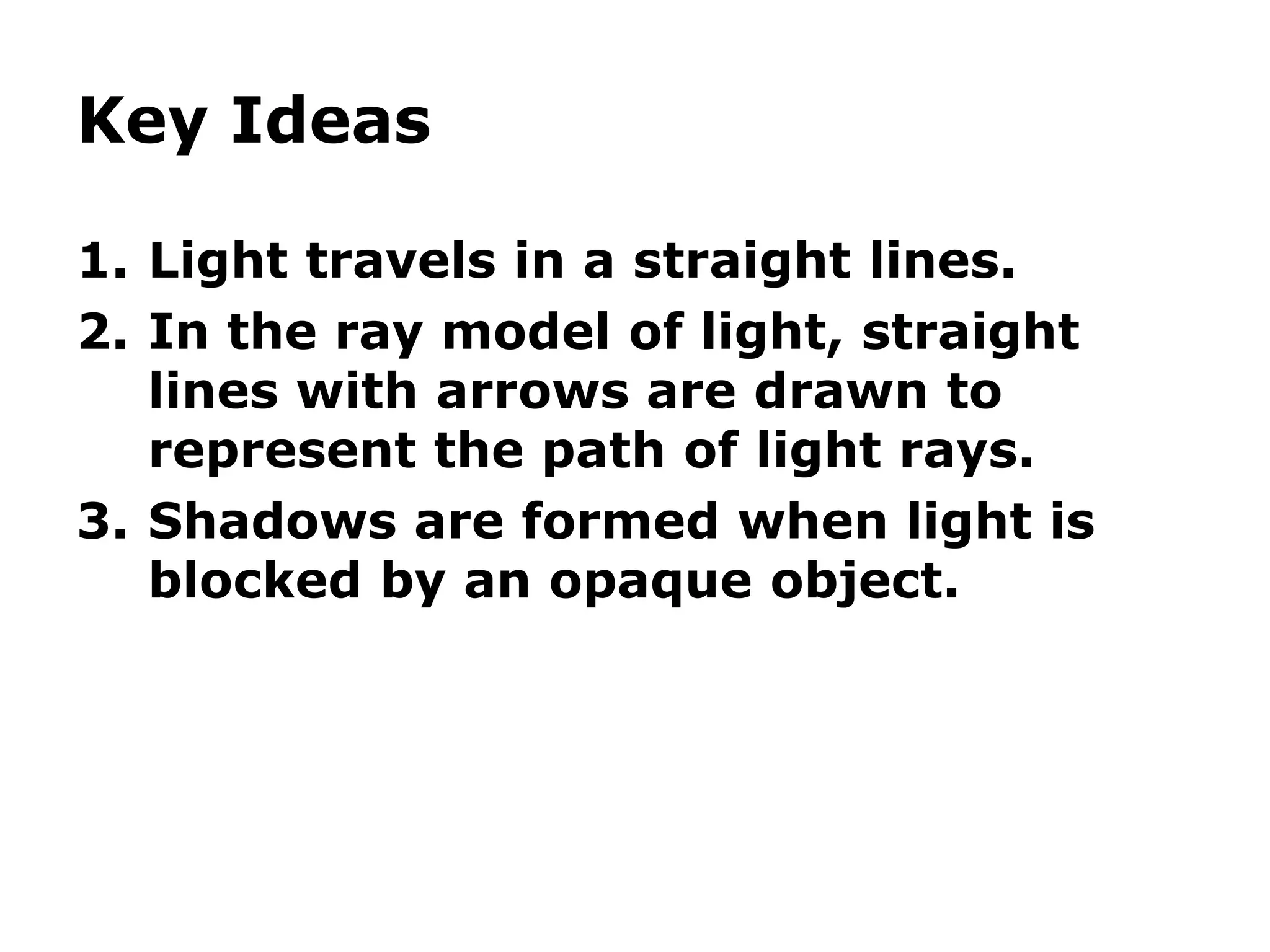 Ray Model of Light | PPTX