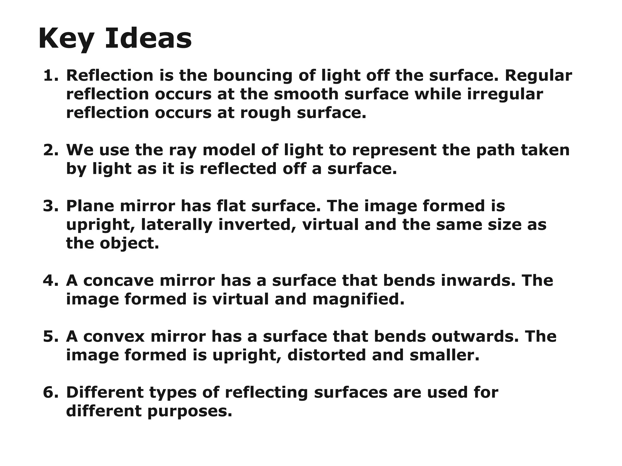 Ray Model of Light | PPTX