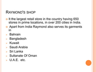 Raymond | PPTX