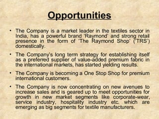 Raymond India Limited | PPT