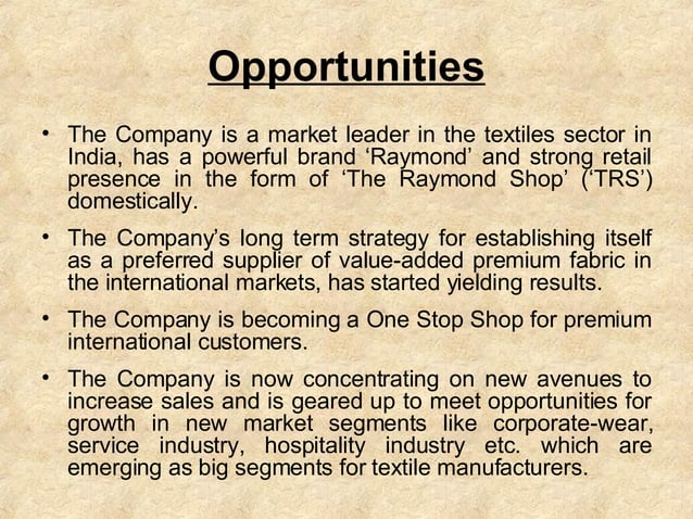 Raymond India Limited | PPT