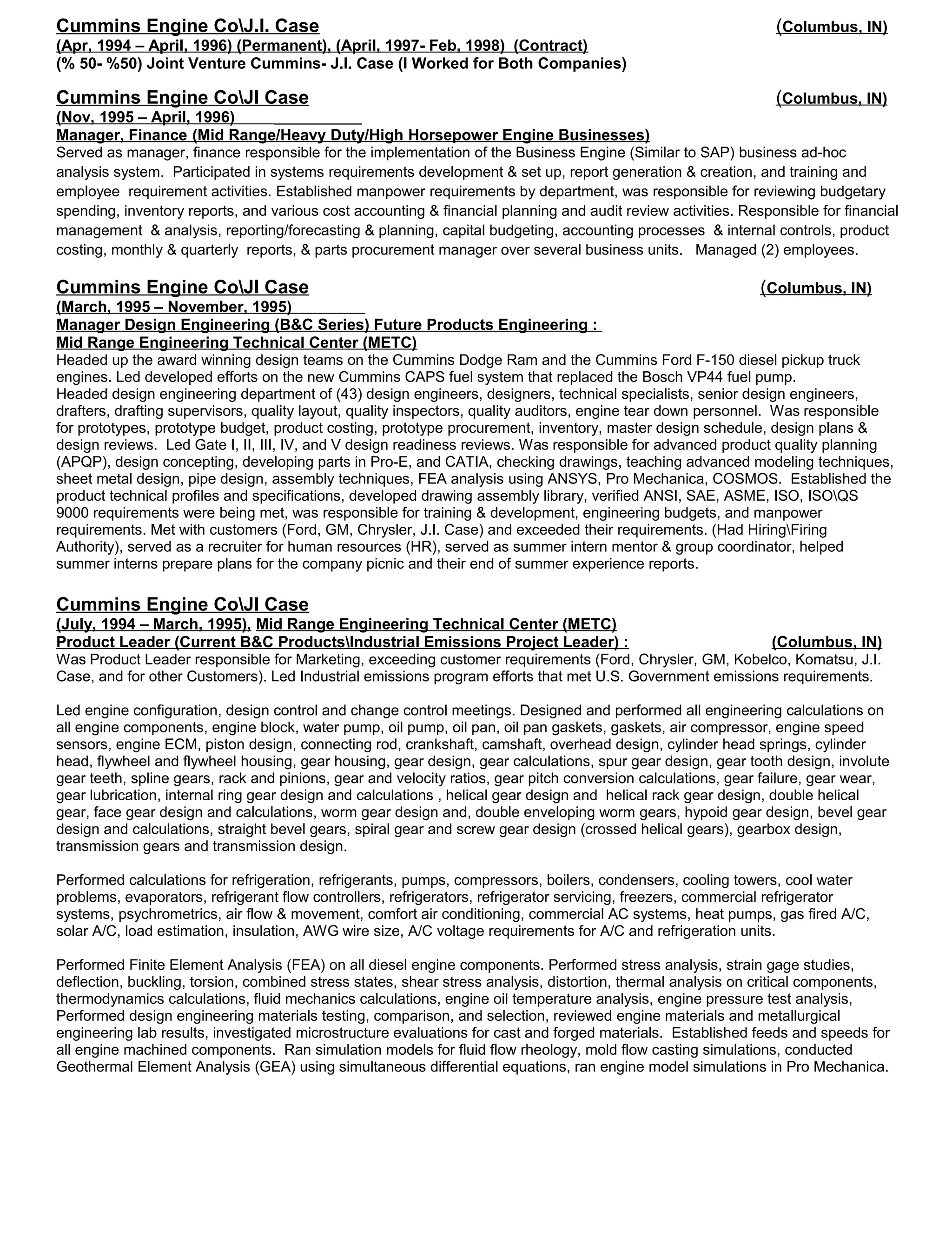 Professor Raymond Buck Latest Resume [01 17-15]