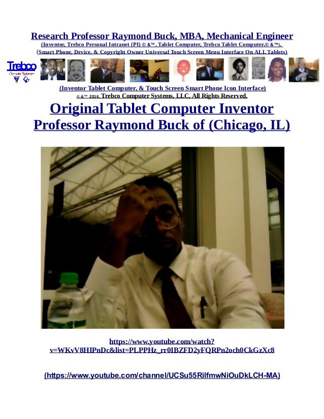 Professor Raymond Buck Latest Resume [01 17-15]