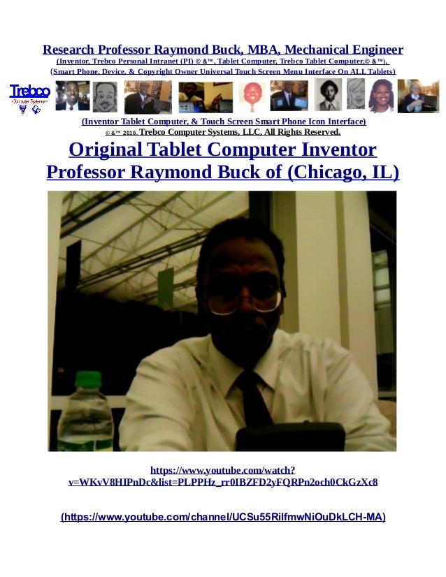 Professor Raymond Buck Latest Resume [01 17-15]