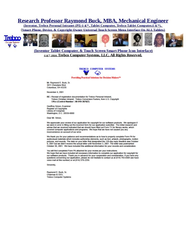 Professor Raymond Buck Latest Resume [01 17-15]