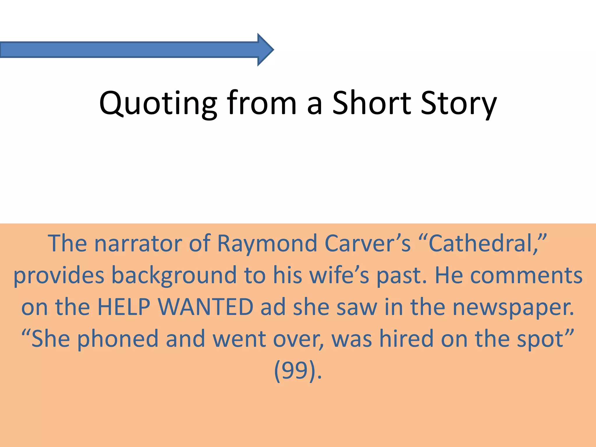 Raymond Carver 1938 1988 | PPTX