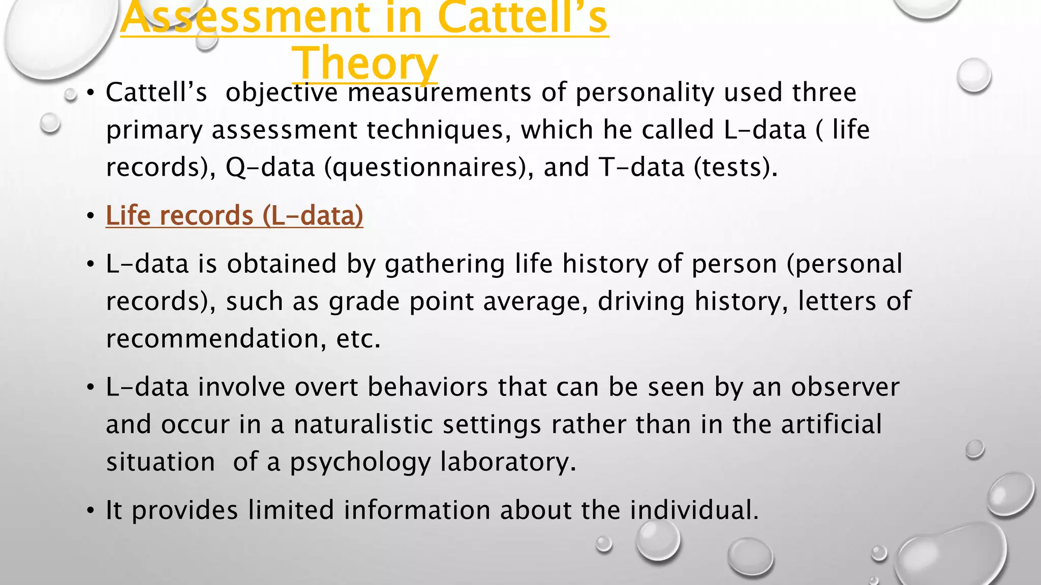 Raymond cattell [autosaved] | PPTX