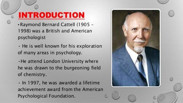 Raymond cattell [autosaved]