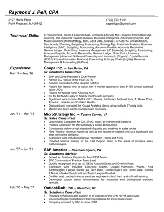 Raymond Pell Resume | PDF