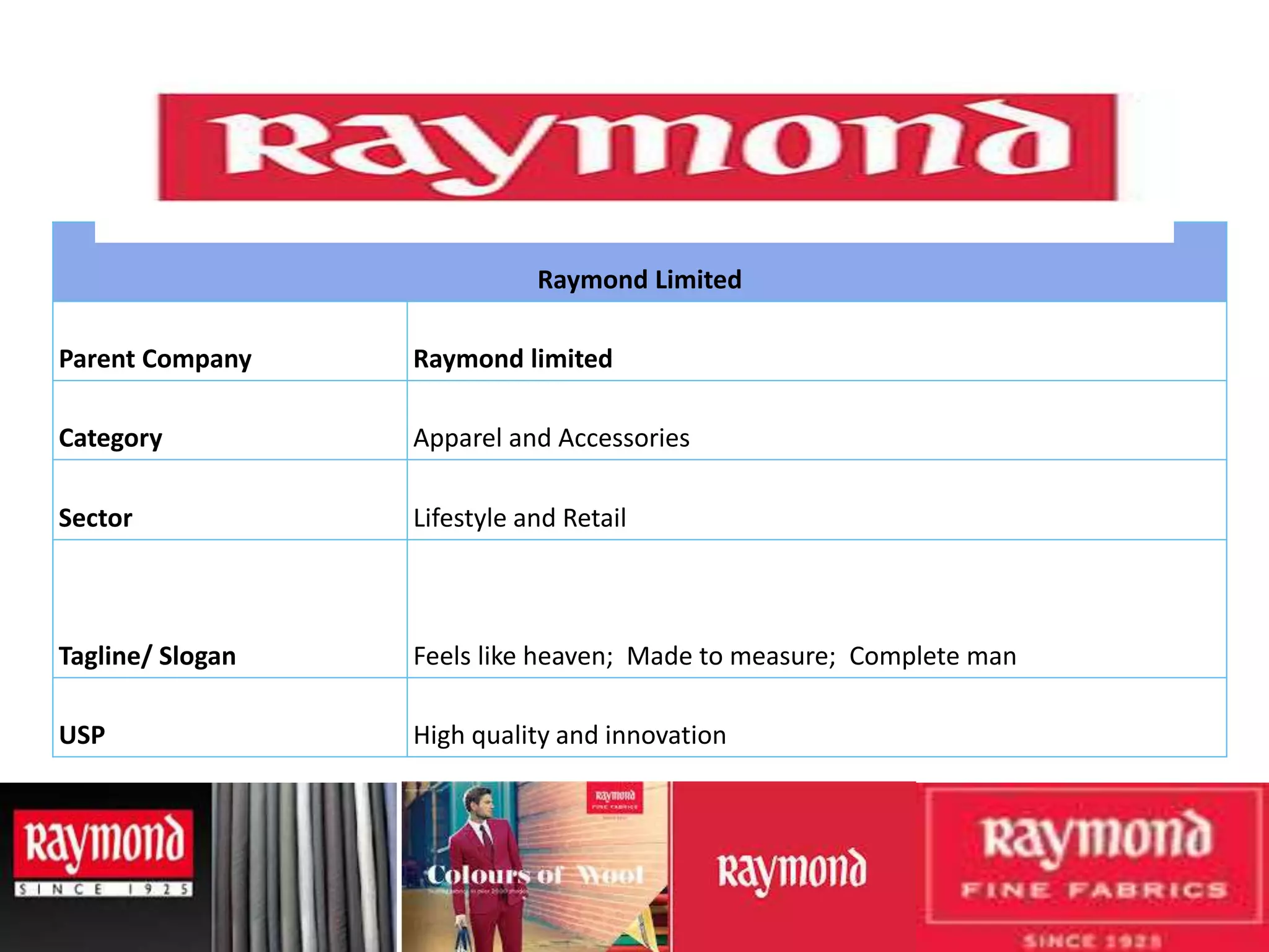 Raymond pestel & swot | PPTX