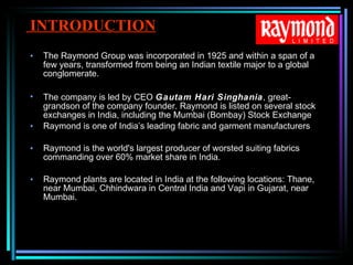 RAYMONDS | PPT