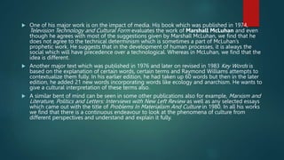 Raymond_willams. Phd scholar Amna farooqpptx | PPTX