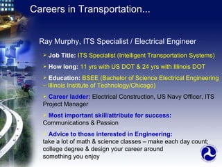 Ray Murphy of FHWA host Chicago HS for Aricultural Sciences Shadow Day ...