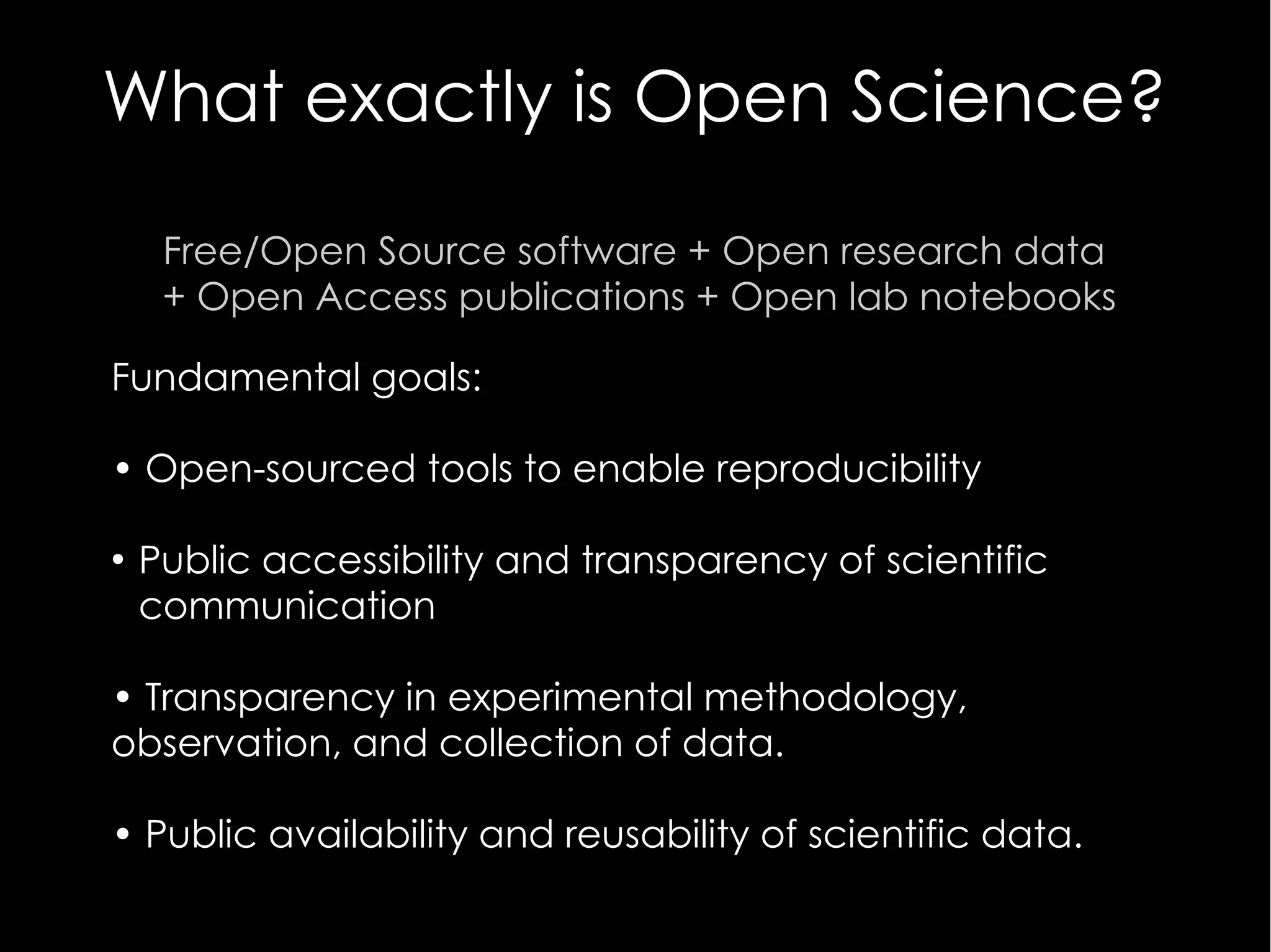 Open Data in Science & Research -- Open World Forum 2013, Public ...