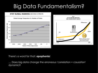 Big data, bad data -- Closing keynote at the Open World Forum 2013 | PDF
