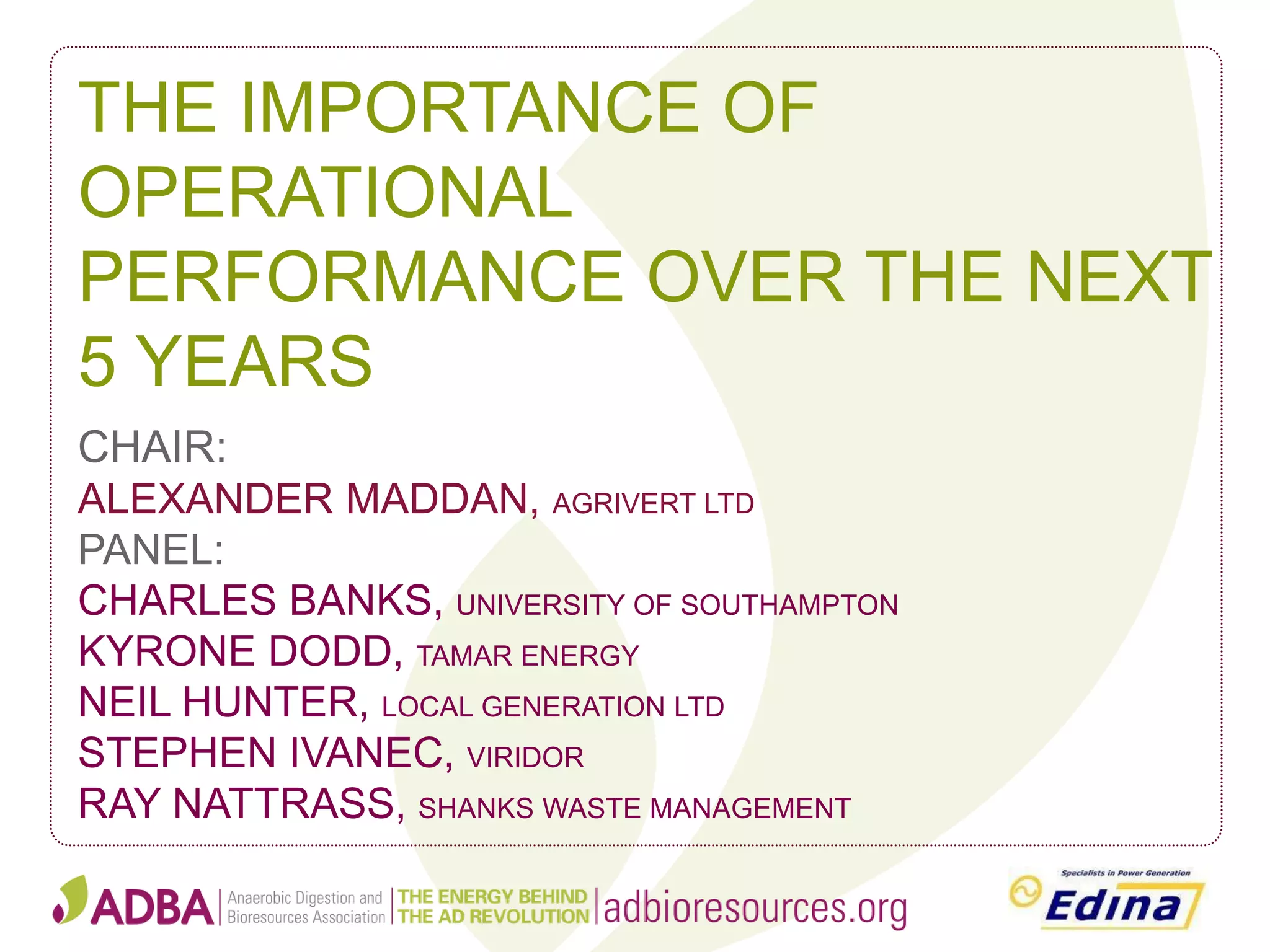 Ray Nattrass, Shanks | PPT