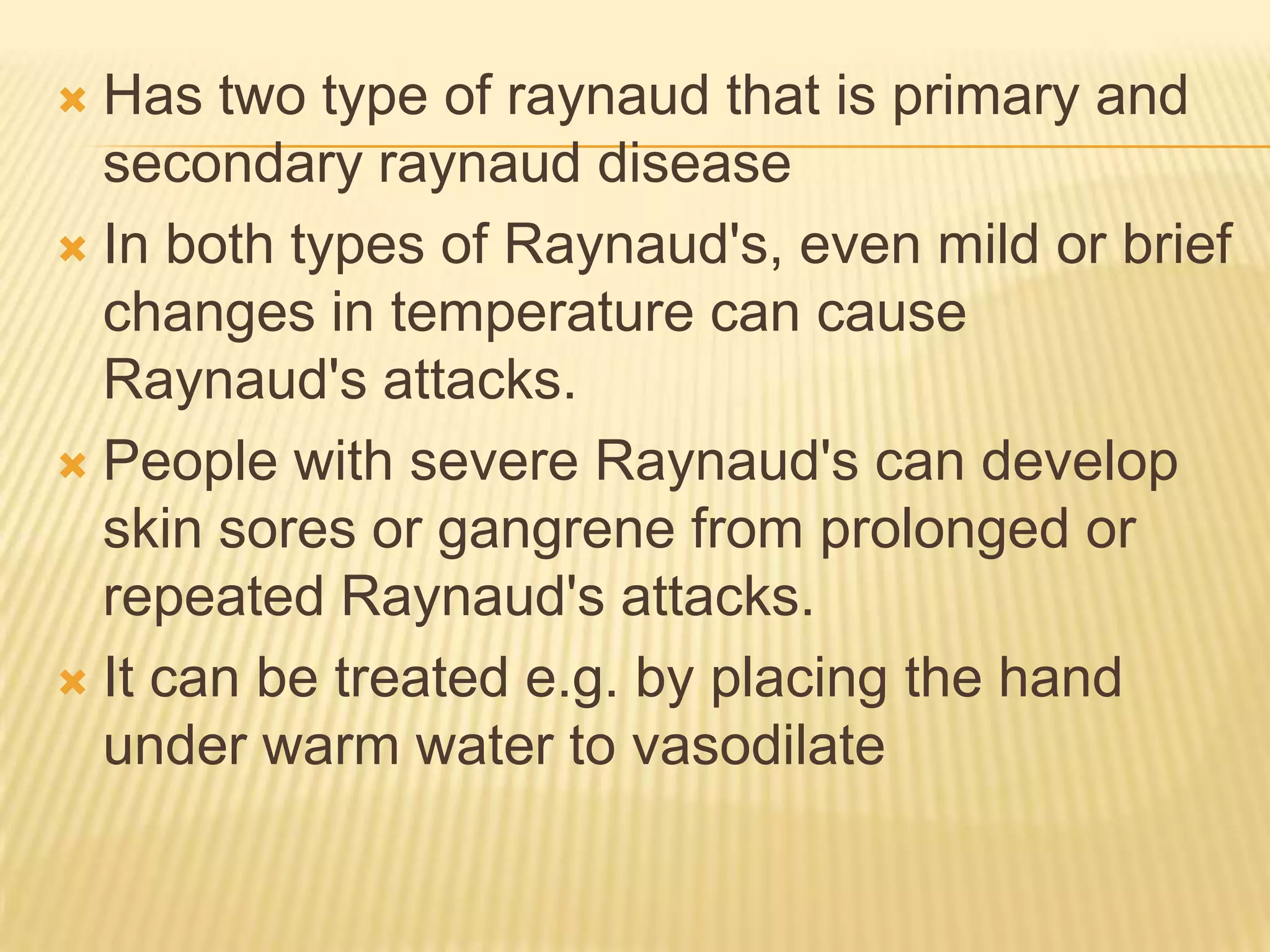 Raynaud’s | PPTX