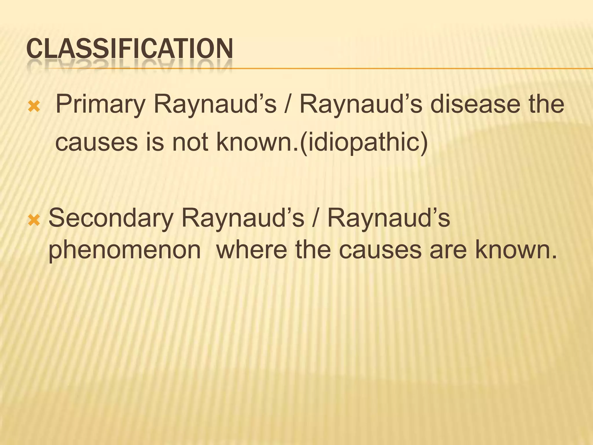 Raynaud’s | PPTX