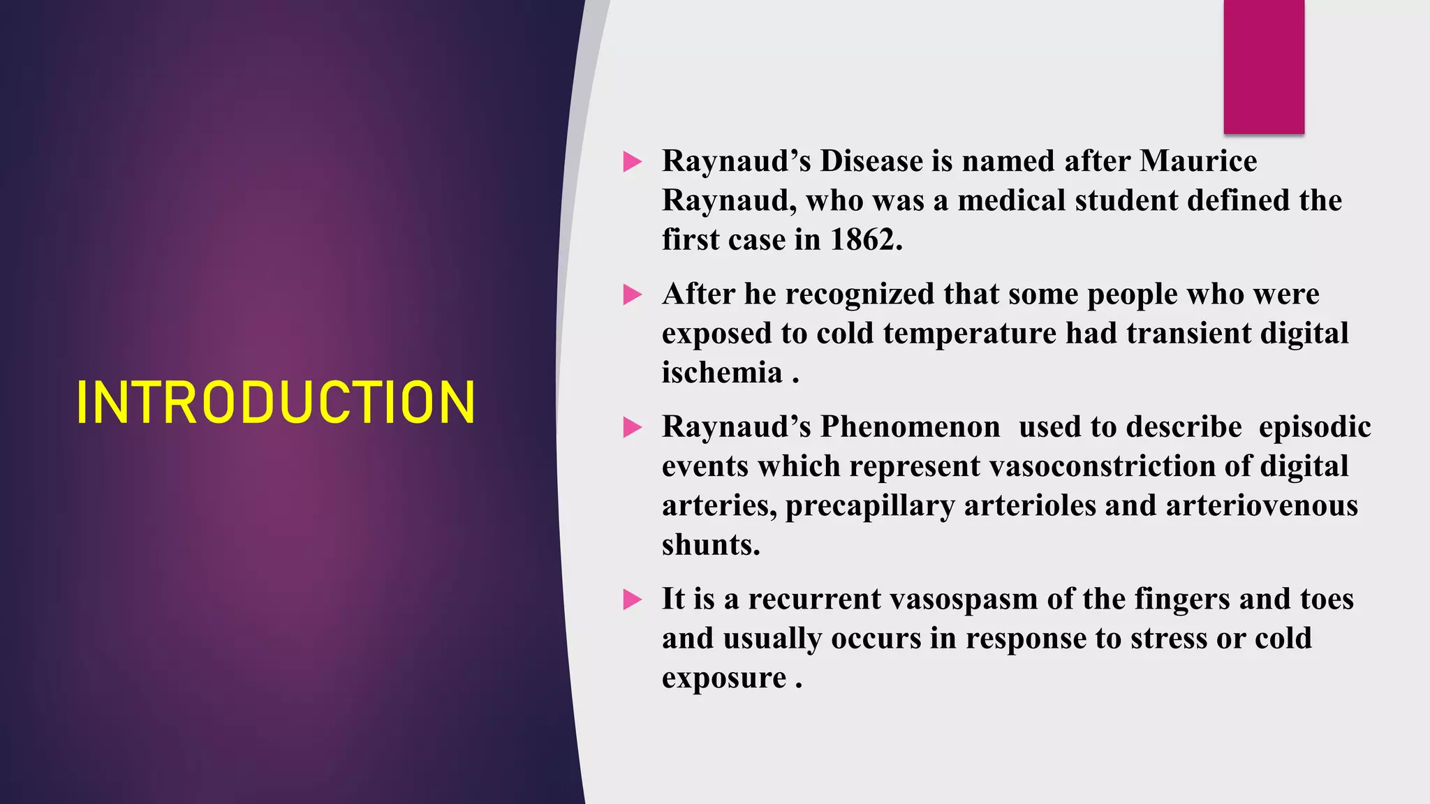 RAYNAUD'S DISEASE | PDF