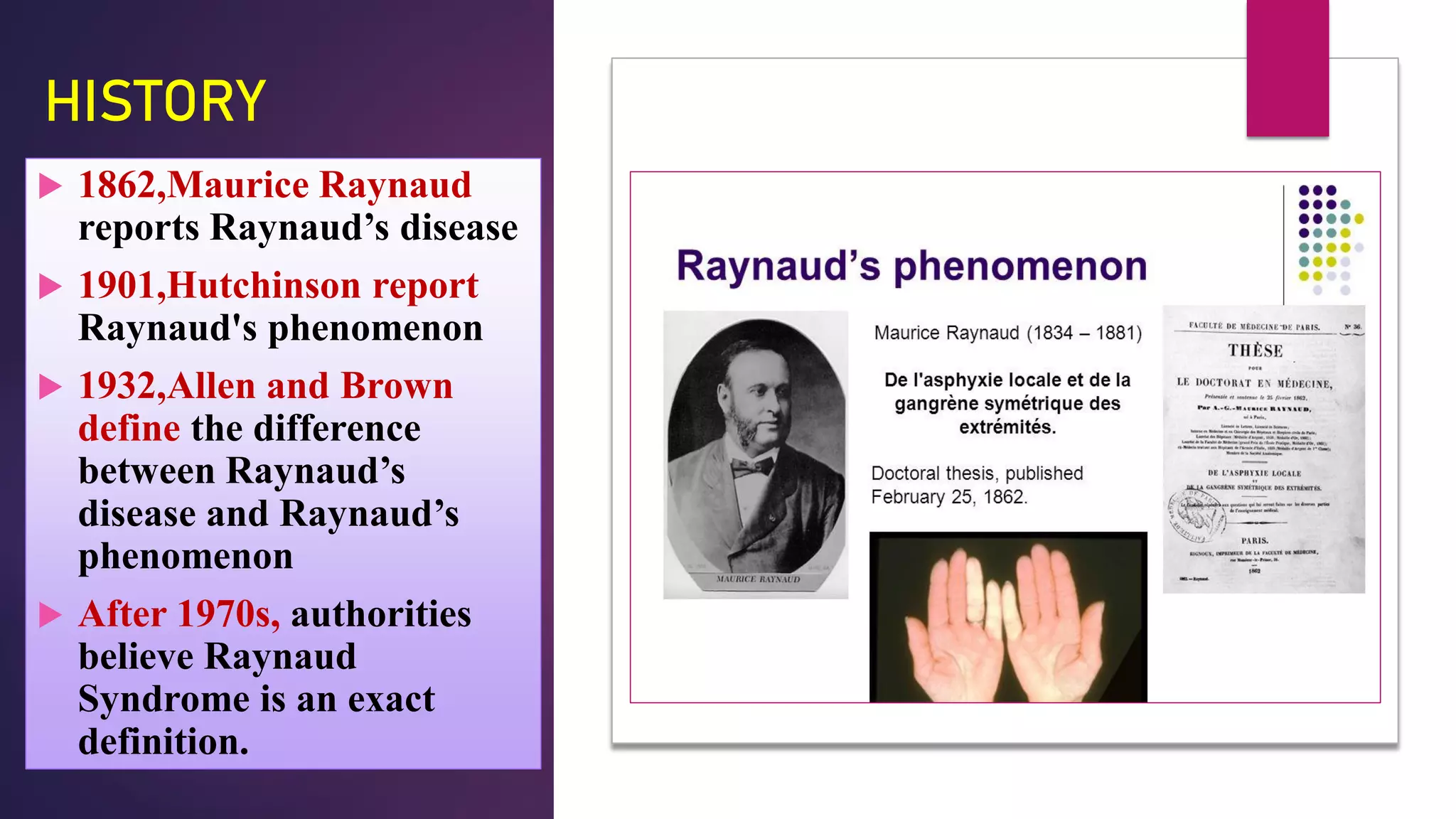 RAYNAUD'S DISEASE | PDF