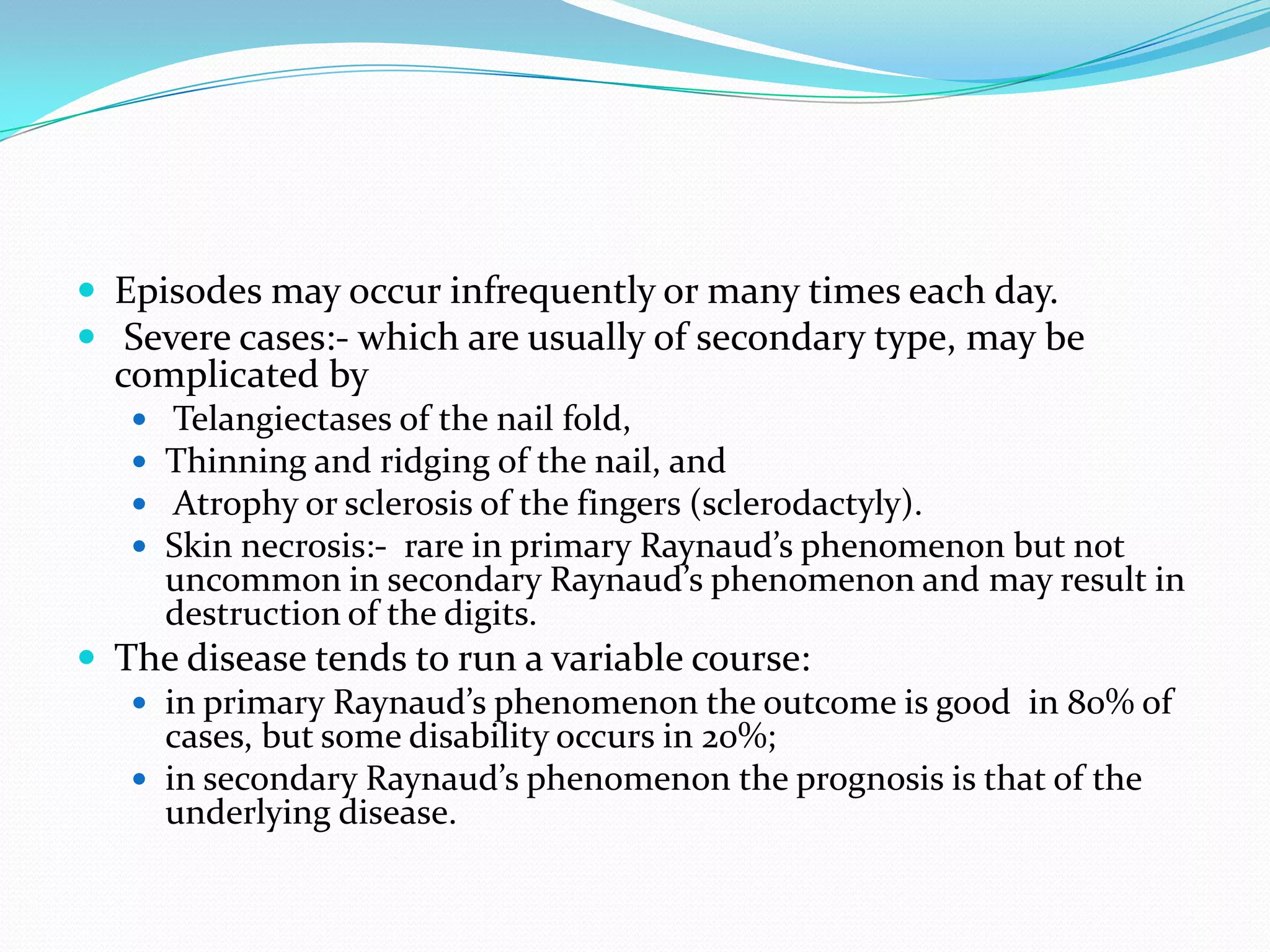 Raynaud's phenomenon | PPTX
