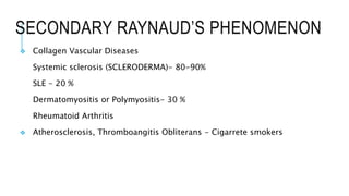 Raynauds phenomenon | PPTX