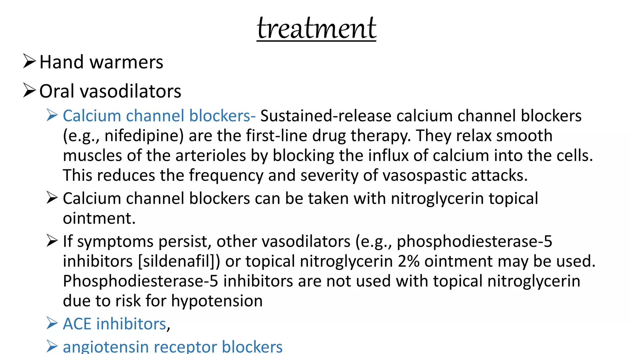 Raynauds phenomenon- nursing | PPTX