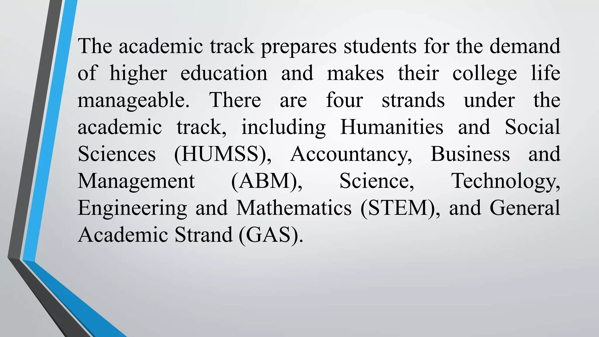 EXPECTATIONS OF GRADE 10 STUDENTS ABOUT SENIOR HIGH SCHOOL ACADEMIC ...