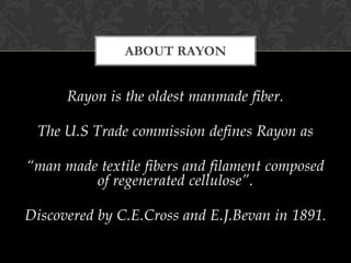 Rayon | PPT