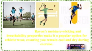 RAYON FABRIC Synthetic Fibers and Plastics Class VIII - Biology CBSE | PPT