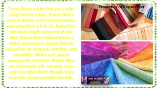 RAYON FABRIC Synthetic Fibers and Plastics Class VIII - Biology CBSE | PPT